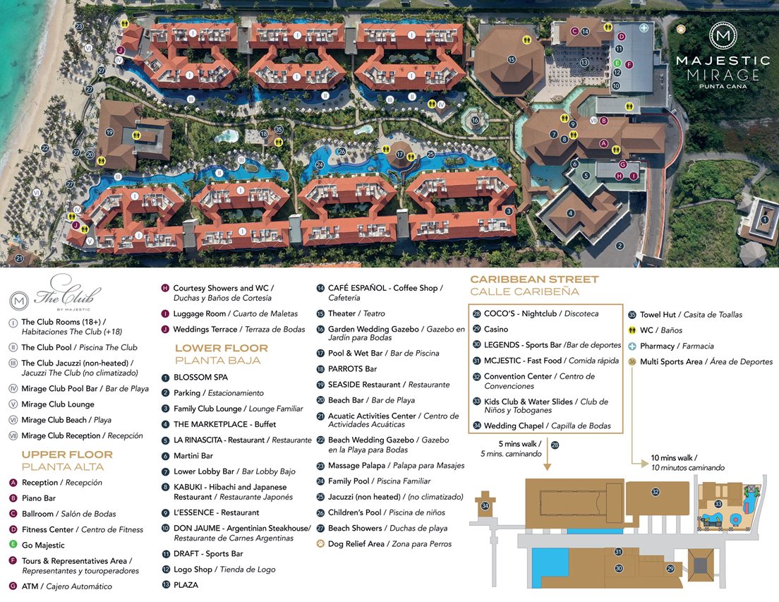 Excellence Punta Can A Resort Map